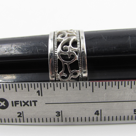 Jewelry | Vintage Size 625 Sterling Ornate Stylish Ring | Poshmark